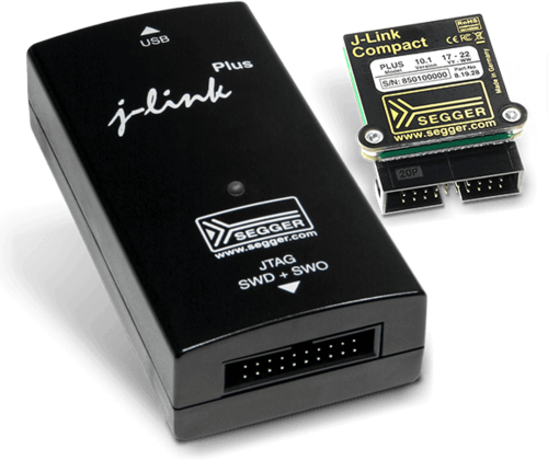 SEGGER J-Link PLUS: JTAG/SWD Emulator with USB and Software